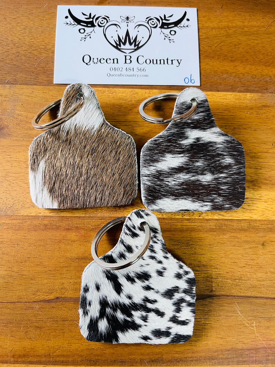 Keyrings - Cattle Ear Tag - 3pk 06 – Queen B Country PTY LTD